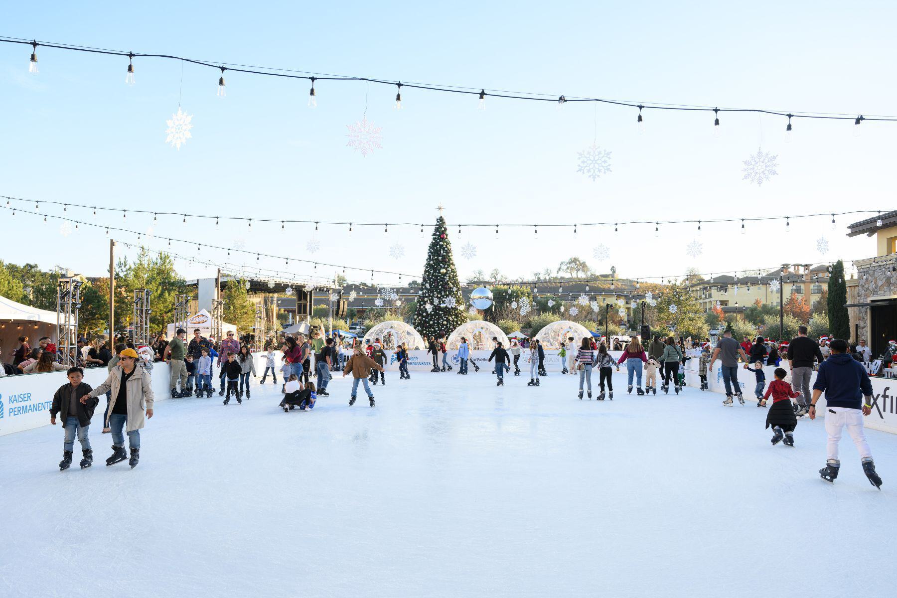 Ice Skating at The Meritage Resort and Spa